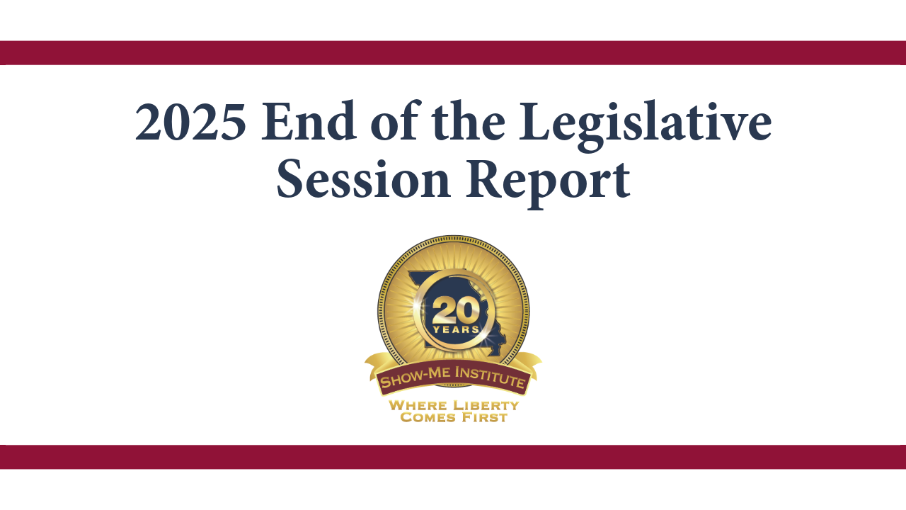 2025 End of the Legislative Session Report