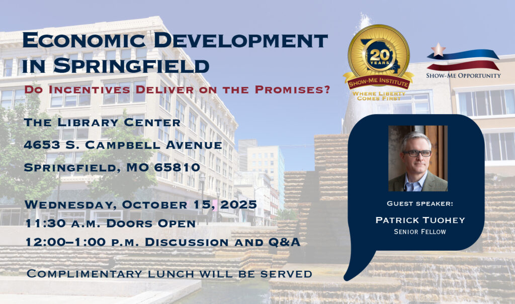Economic Development in Springfield - Show-Me Institute